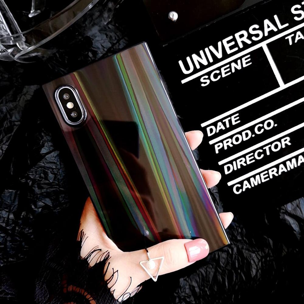 Laser Holographic Rectangular iPhone Case | CASEALY